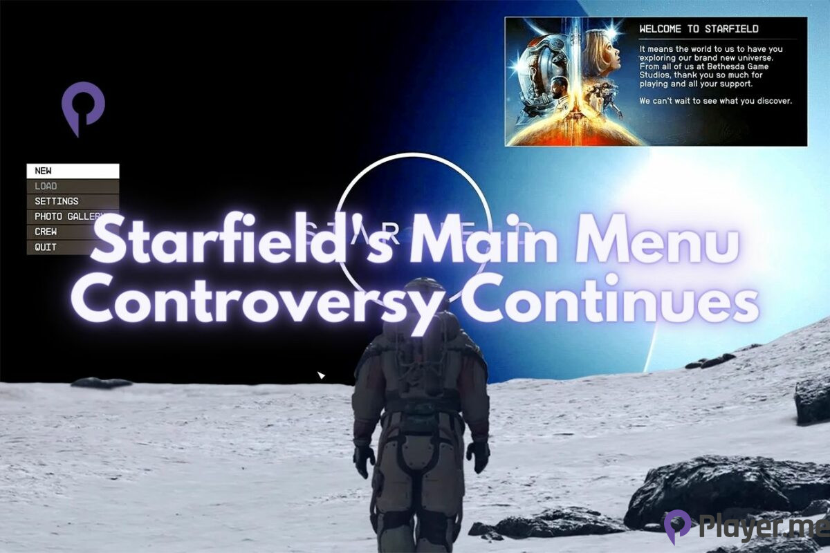 Starfield's Main Menu Controversy Continues - Player.me